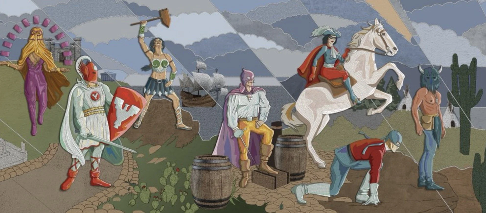 James Gunn Reveals First Official Look at Epic DCU Metahuman Mural in SUPERMAN — GeekTyrant